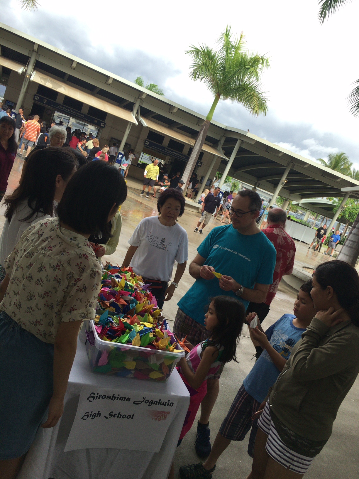 GIハワイ研修⑤ Day 3-2 Sadako Project – 広島女学院中学高等学校